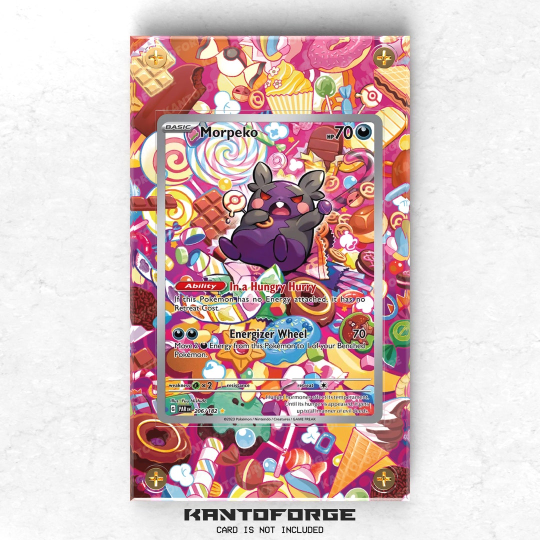 Morpeko 206/182 Alternate Art Custom Protective Pokemon Display Case - Etsy