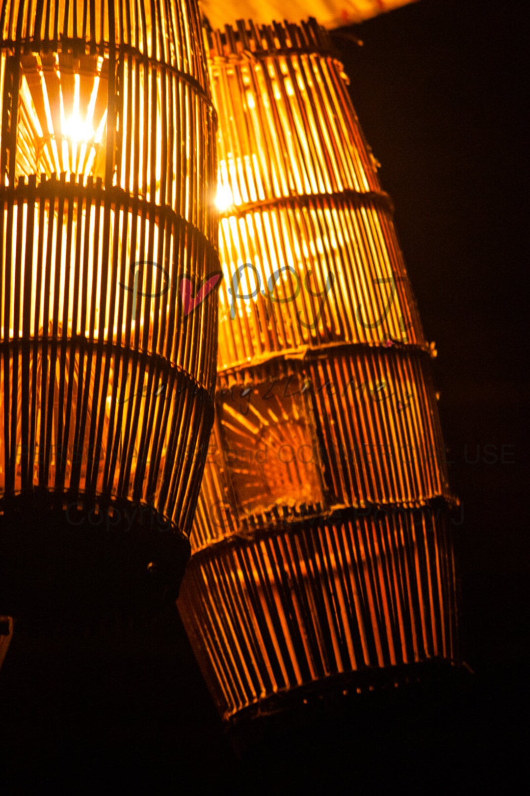Bamboo Fish Trap Lamps Photography Photo Gallery Photo Stock - Etsy
