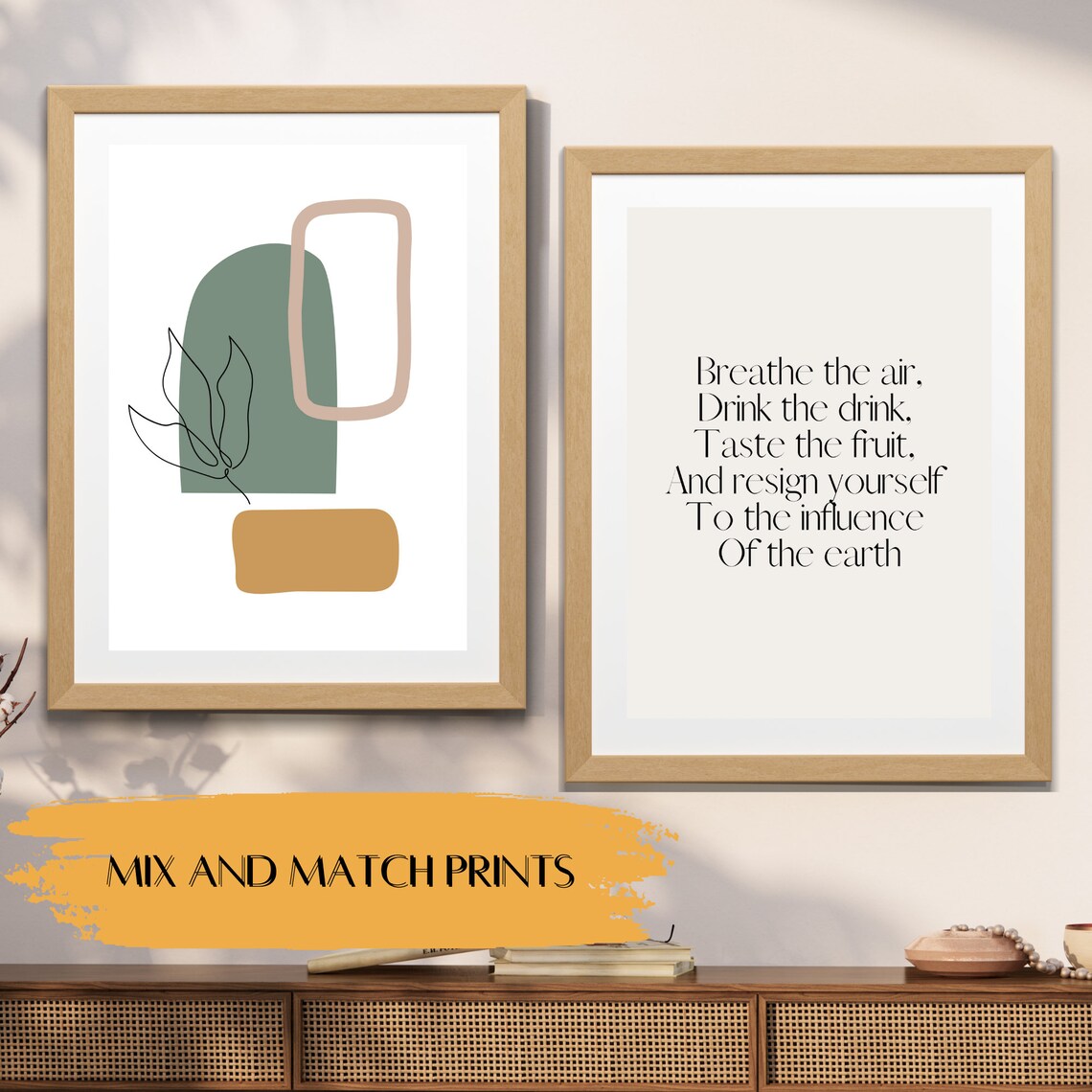 Set 4 Henry David Thoreau Inspirational Nature Quote | Digital Wall Art ...