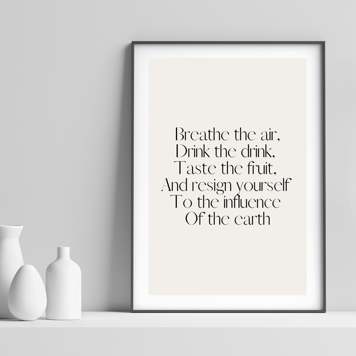 Set 4 Henry David Thoreau Inspirational Nature Quote | Digital Wall Art ...