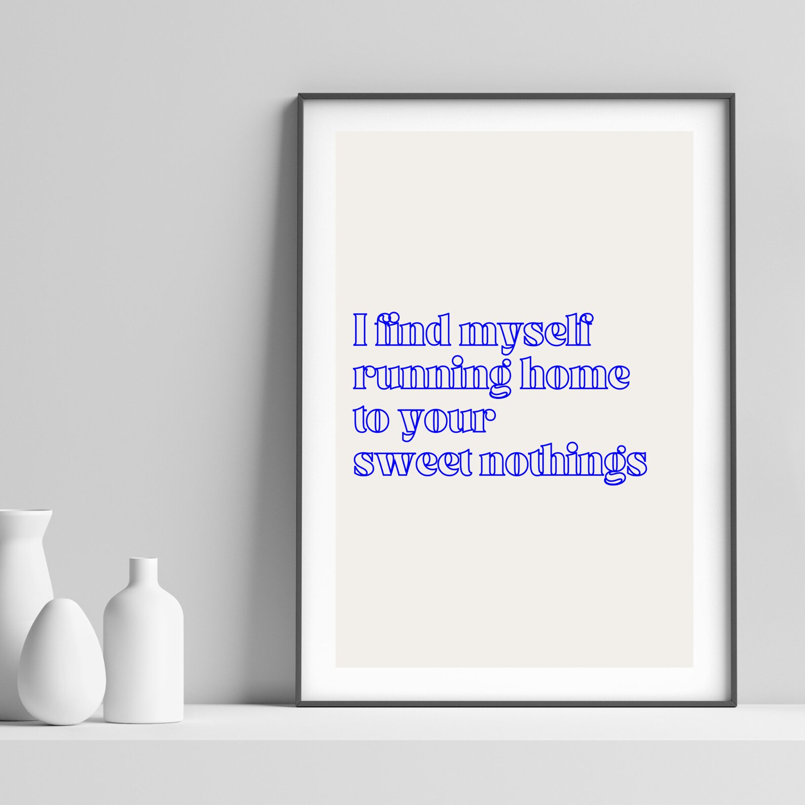 Taylor Swift Midnights Sweet Nothing Music Lyric | Digital Wall Art ...