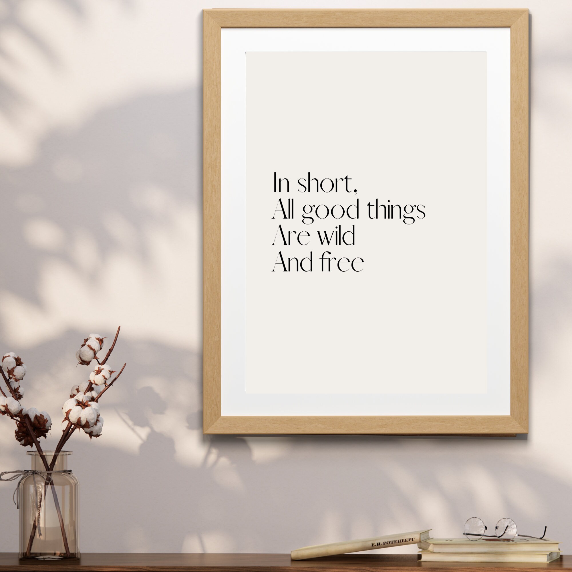 Set 4 Henry David Thoreau Inspirational Nature Quote | Digital Wall Art ...
