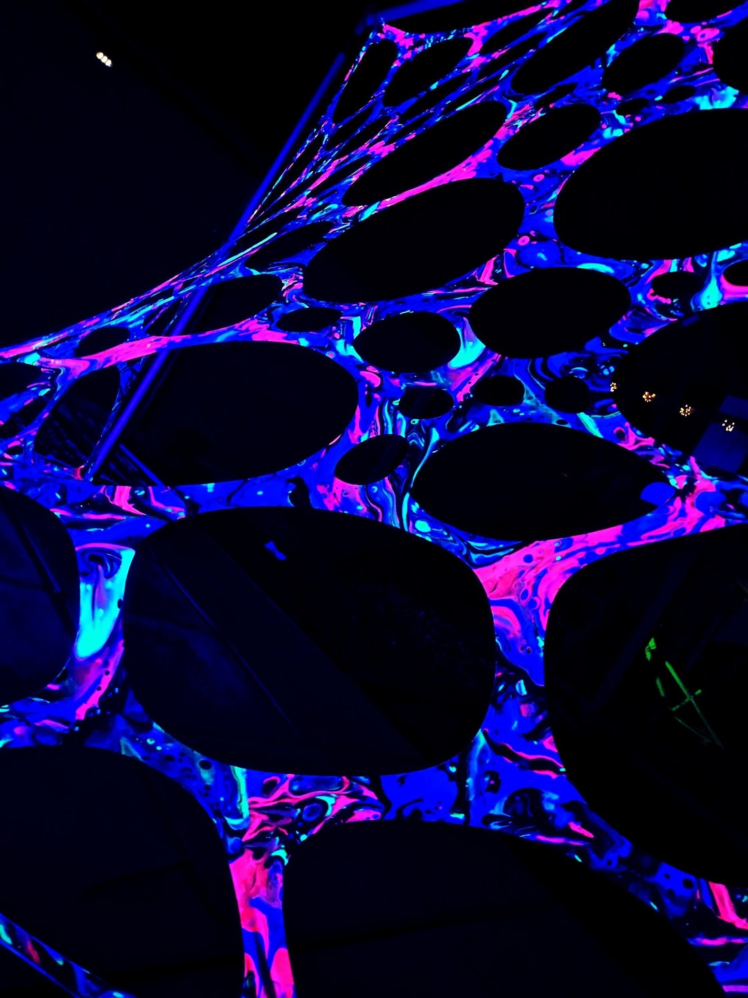 UV Acid Bath Webbing Stretch Event Décoration, Glow in the Dark ...