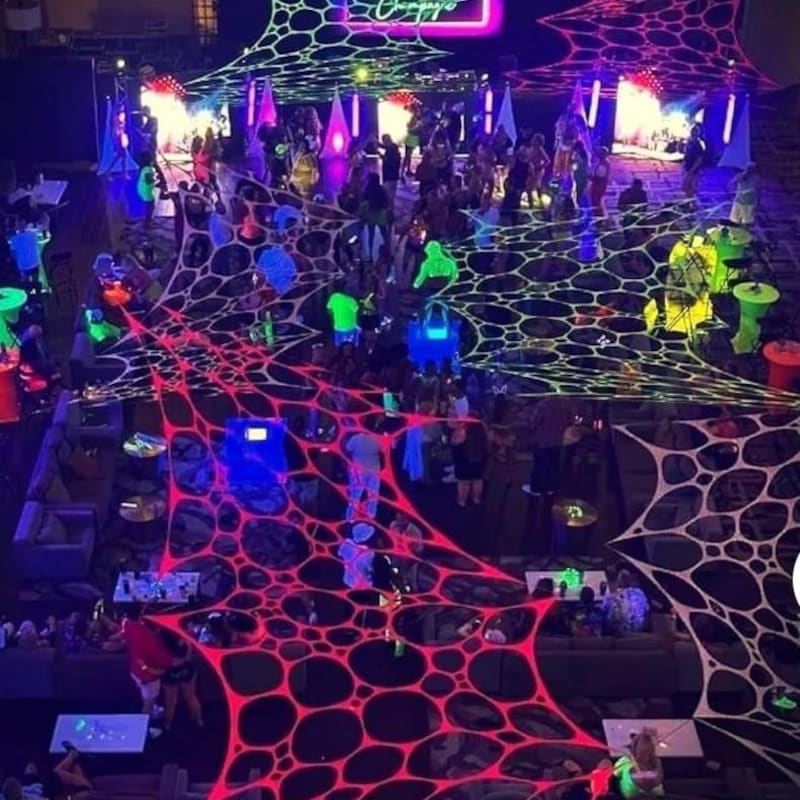 Uv Reactive Wall Canopy - Etsy