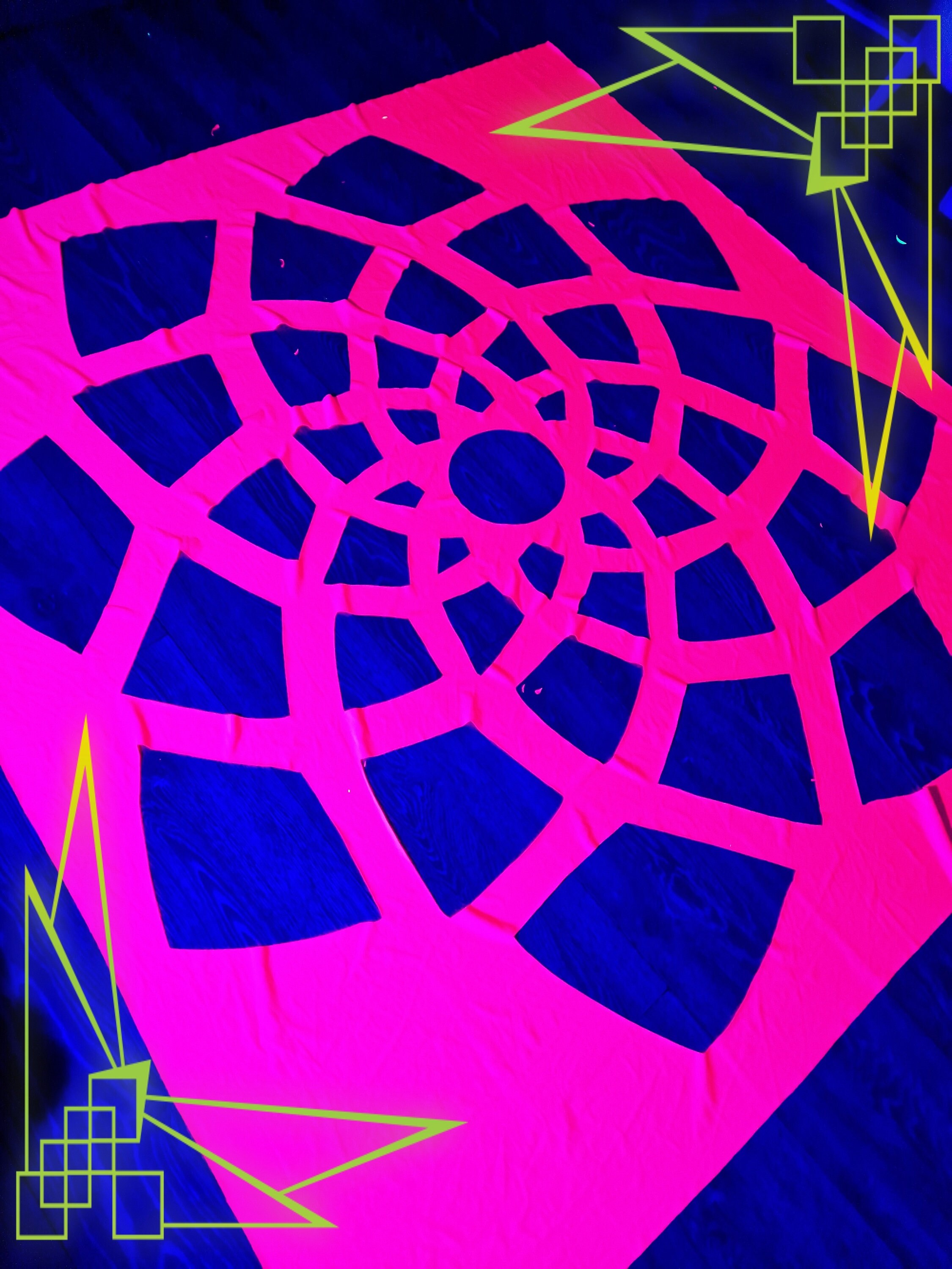 UV Pink Stretch Ceiling Canopy/ Backdrop, Blacklight Party, Rave, Uv ...