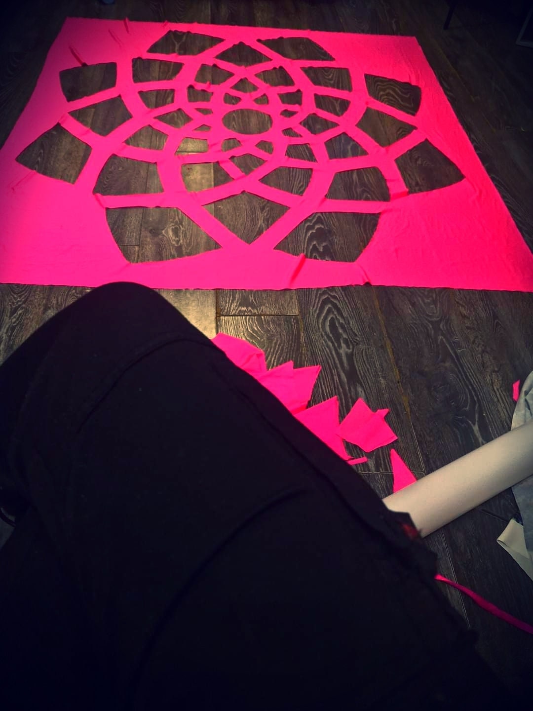 UV Pink Stretch Ceiling Canopy/ Backdrop, Blacklight Party, Rave, Uv ...