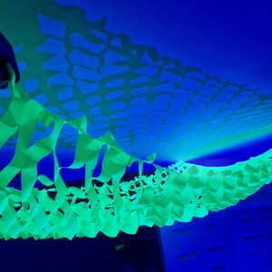 UV Neon Green Waterproof Ripstop, Glow in the Dark, Fluorescent Camo ...