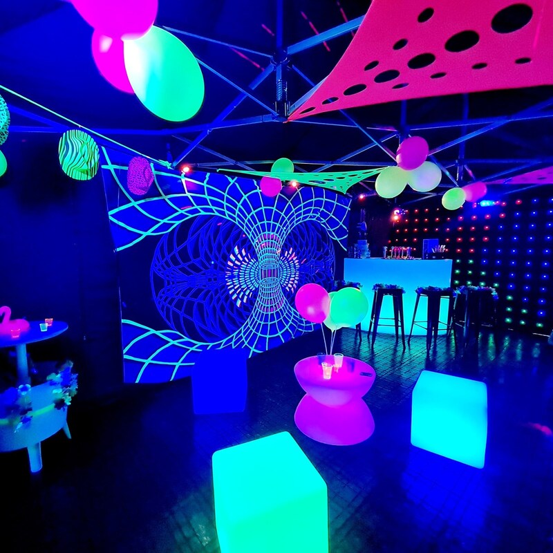 Rave Uv Backdrop - Etsy