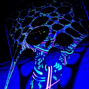 UV Cortex Webbing Stretch Event Décoration, Glow in the Dark Stretchy ...