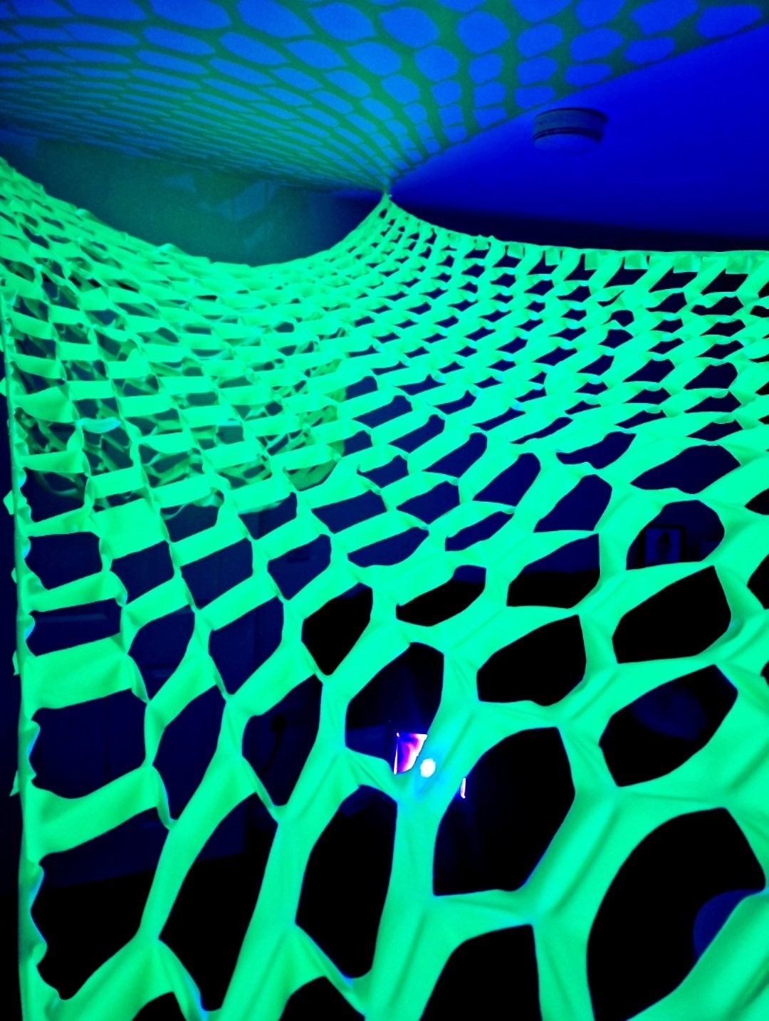 UV Camo Netting Event Décor, Black Light Party, Ceiling Canopy, Uv ...