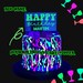 UV Glow Party Cake Topper, Neon Birthday Cake Topper, Neon Cake Décor ...