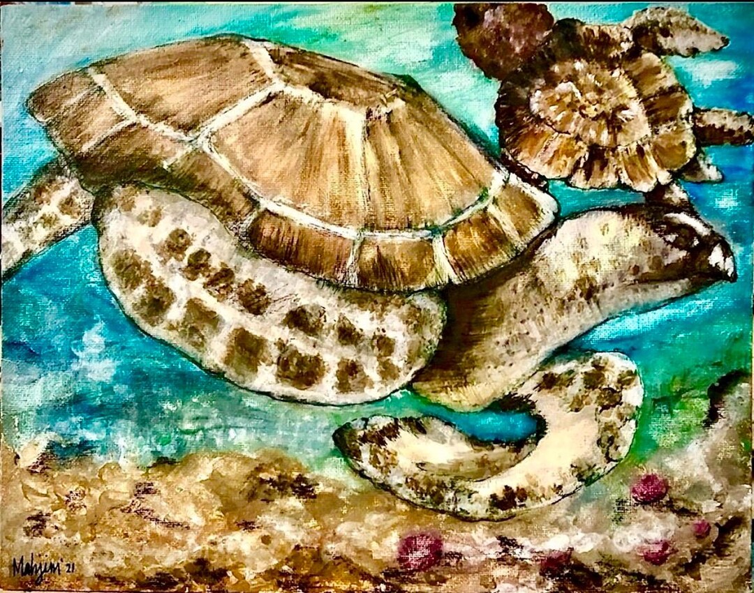 Artwork Under the Sea - Etsy