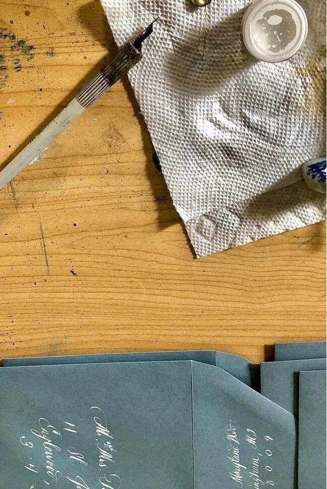 Calligrapher Calligraphy Addresses Names Etc Calligraphy Hand Lettered ...