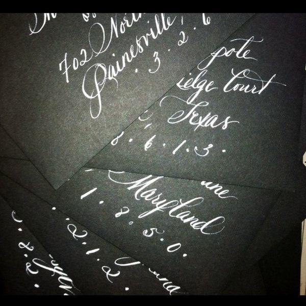 Address Calligraphy - Etsy