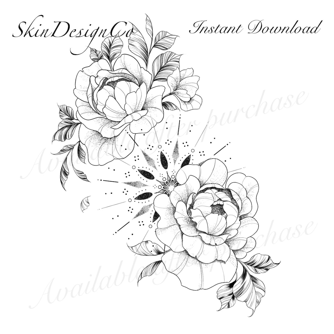 Mandala |tattoo Design | Instant Download | Custom Tattoo Design ...