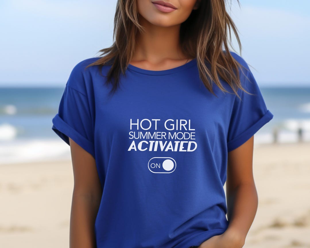 Hot Girl Summer Mode Activated Tee - Beach Vibes Boho Shirt - Etsy