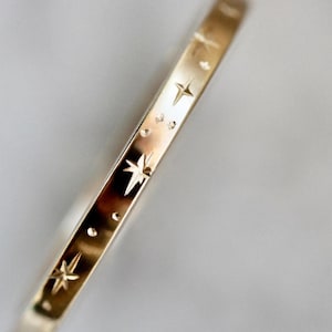 Orion Constellation Ring - Engraved Gold Star Band, Minimalistic ...