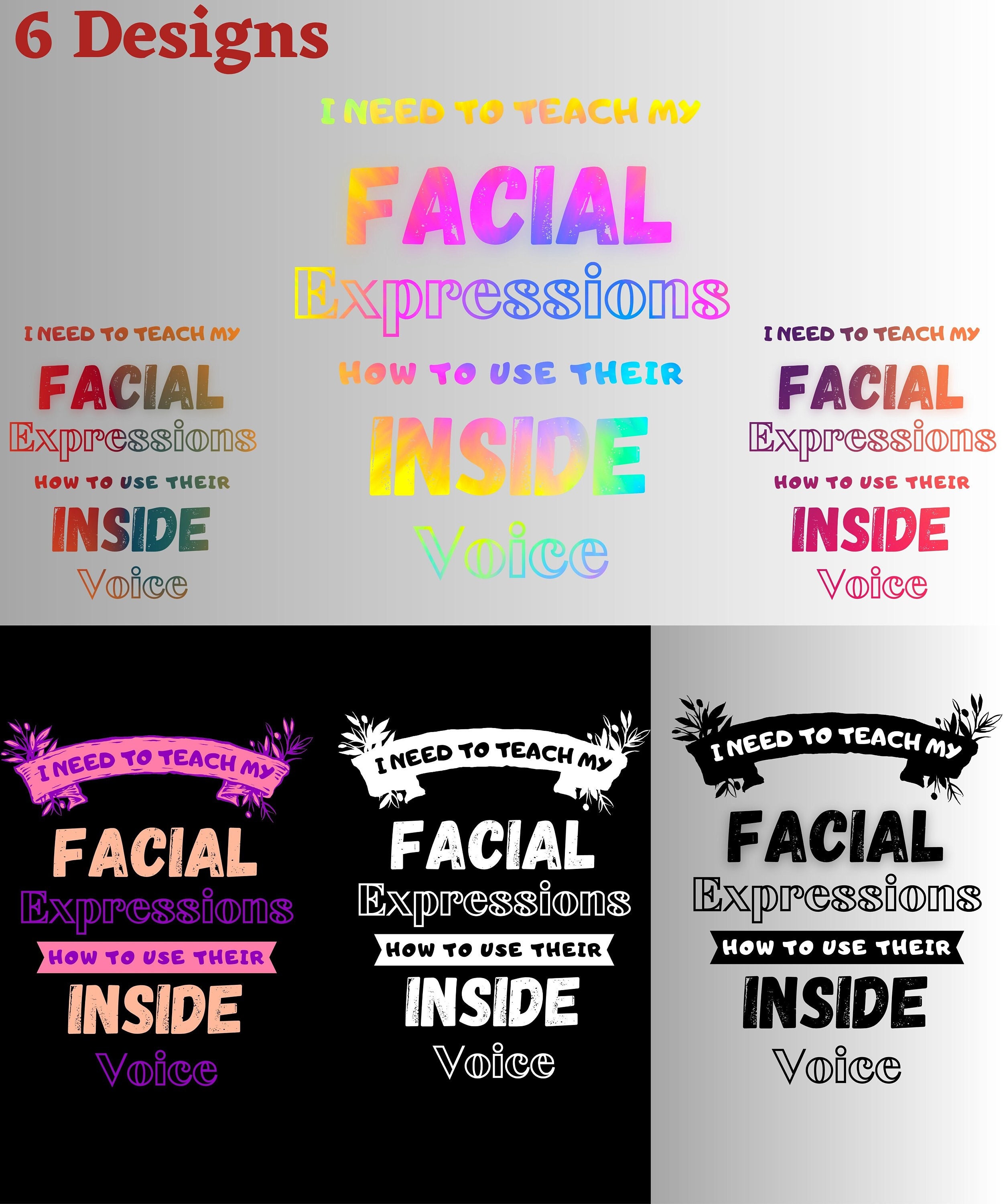 I Need to Teach My Facial Expressions How to Use Their Inside Voice Svg ...