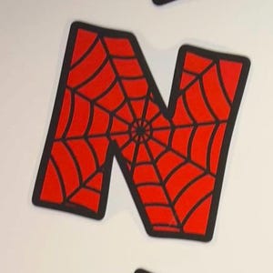 Custom Spider-man Styled Lettering Name Stickers Wall Decal - Etsy
