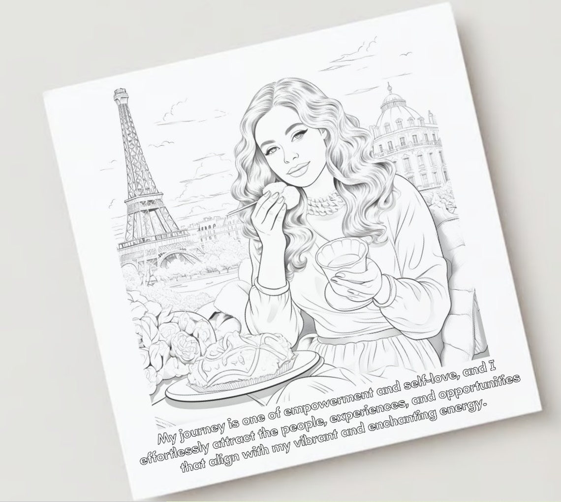 The Manifestation Coloring Book, Mindful Affirmations Coloring Book ...