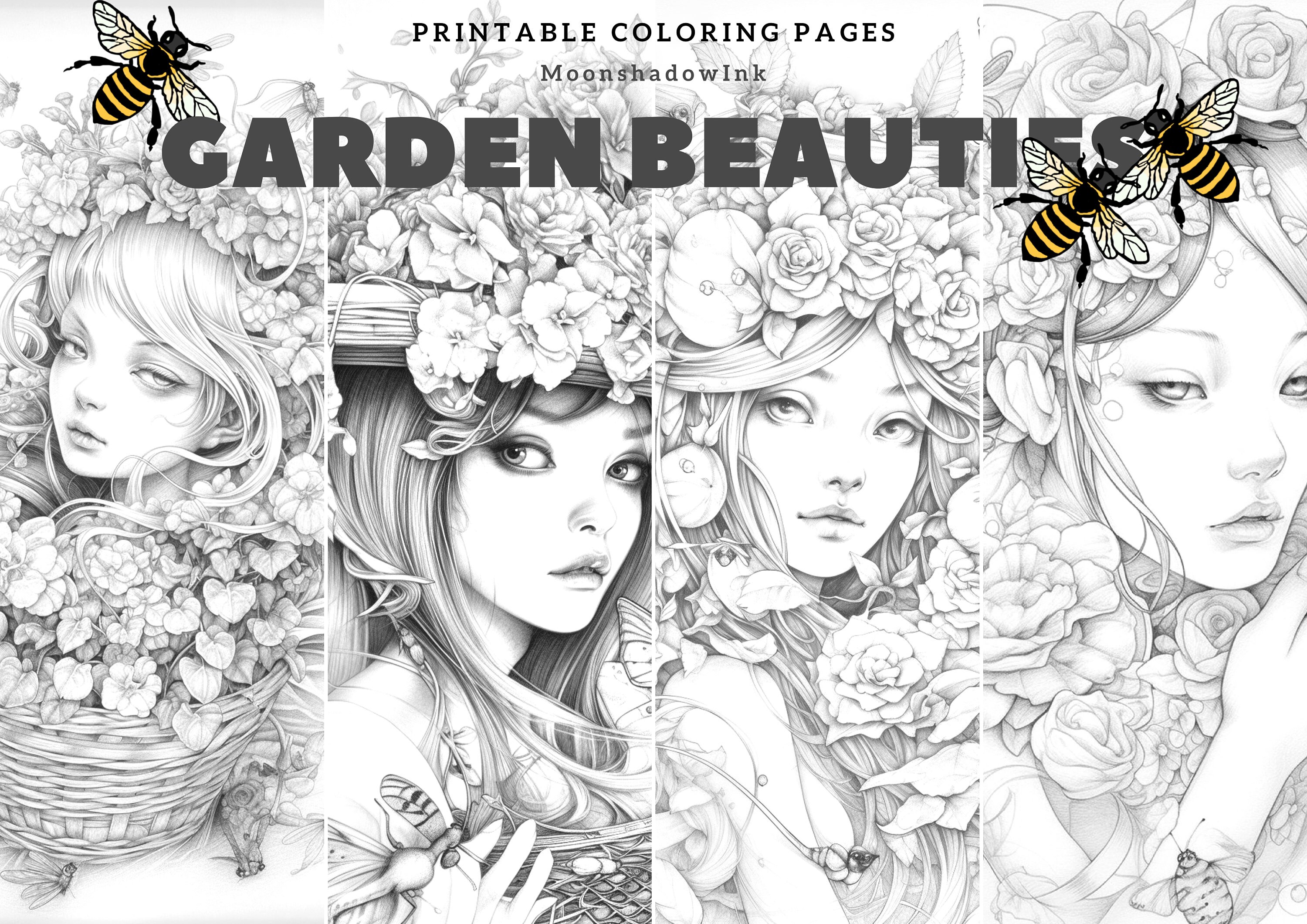 4 Fantasy Flower Girl Coloring Pages Beautiful Coloring Chibi