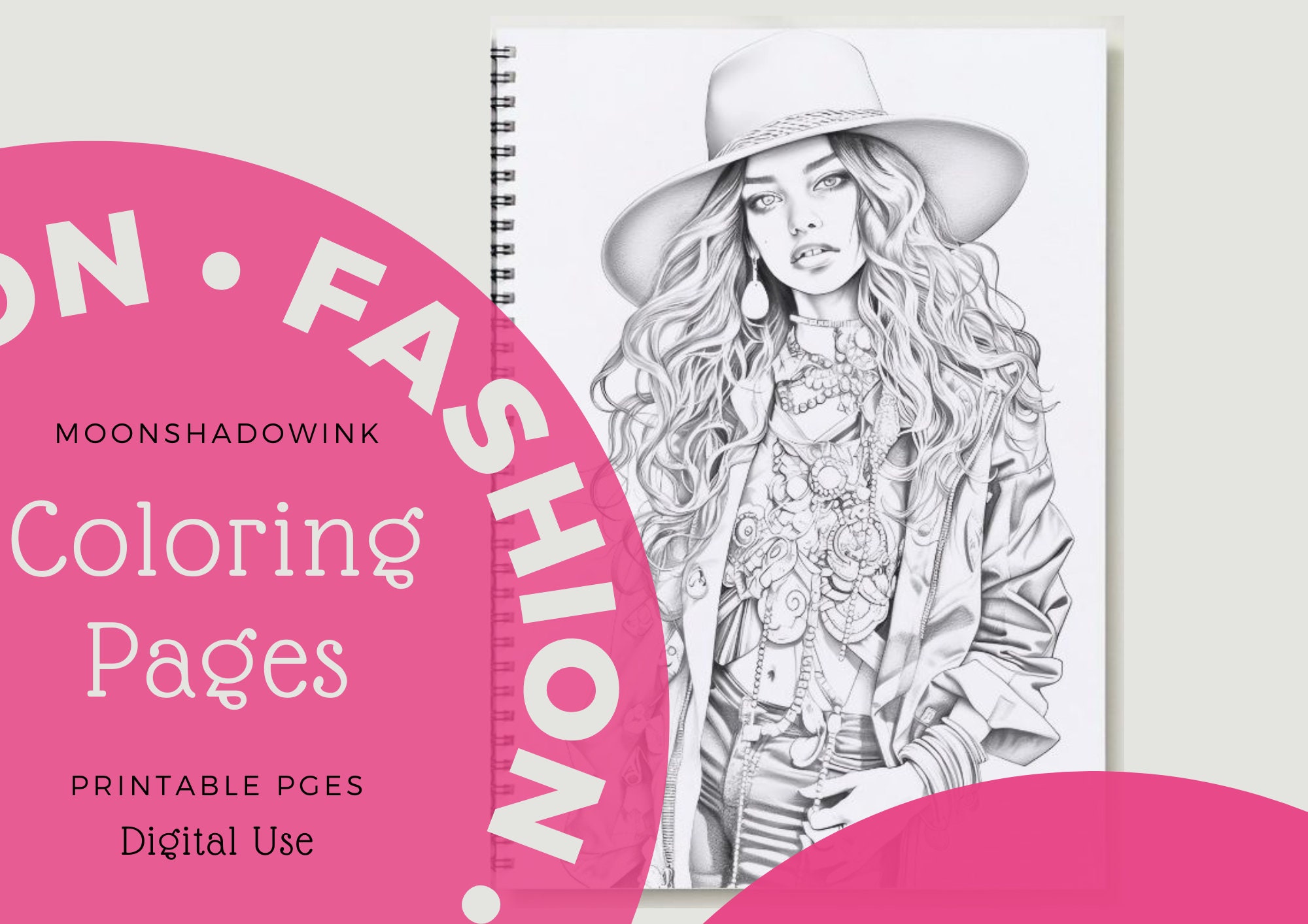 3 Fashion Coloring Pages, Fashion Coloring, Fashion Printable Page ...