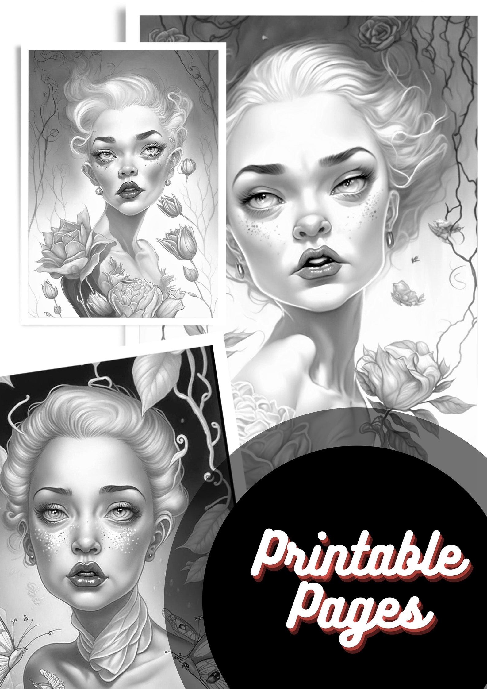 Beautiful Coloring Pages, Adult Printable Coloring Pages, Hollywood ...