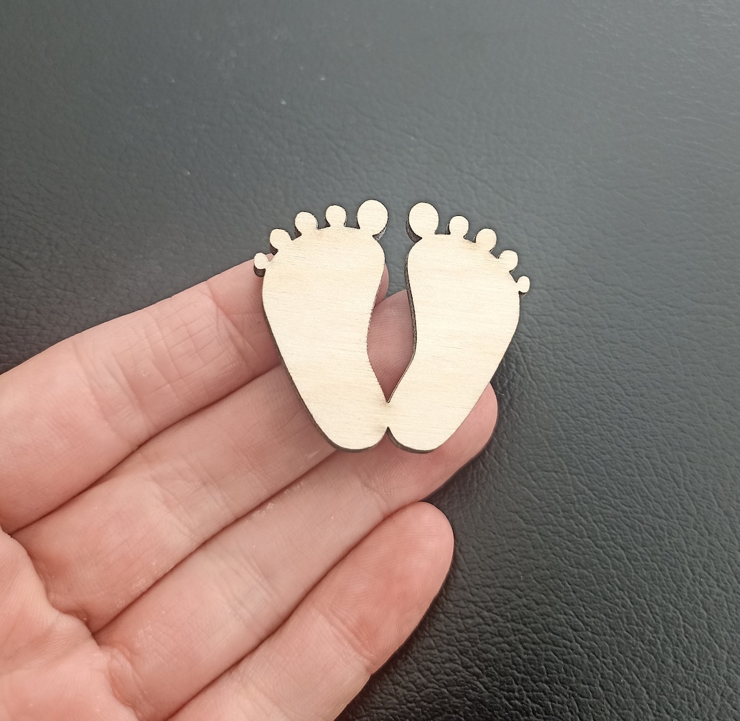 Baby Feet Shape, Embellishment, Shape for Crafting, Card Making, Baby ...