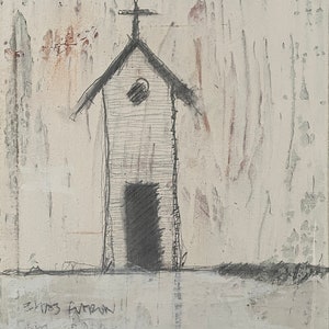 A Dove's House Art, Painting, Drawing, Charcoal, Contemporary, Black ...