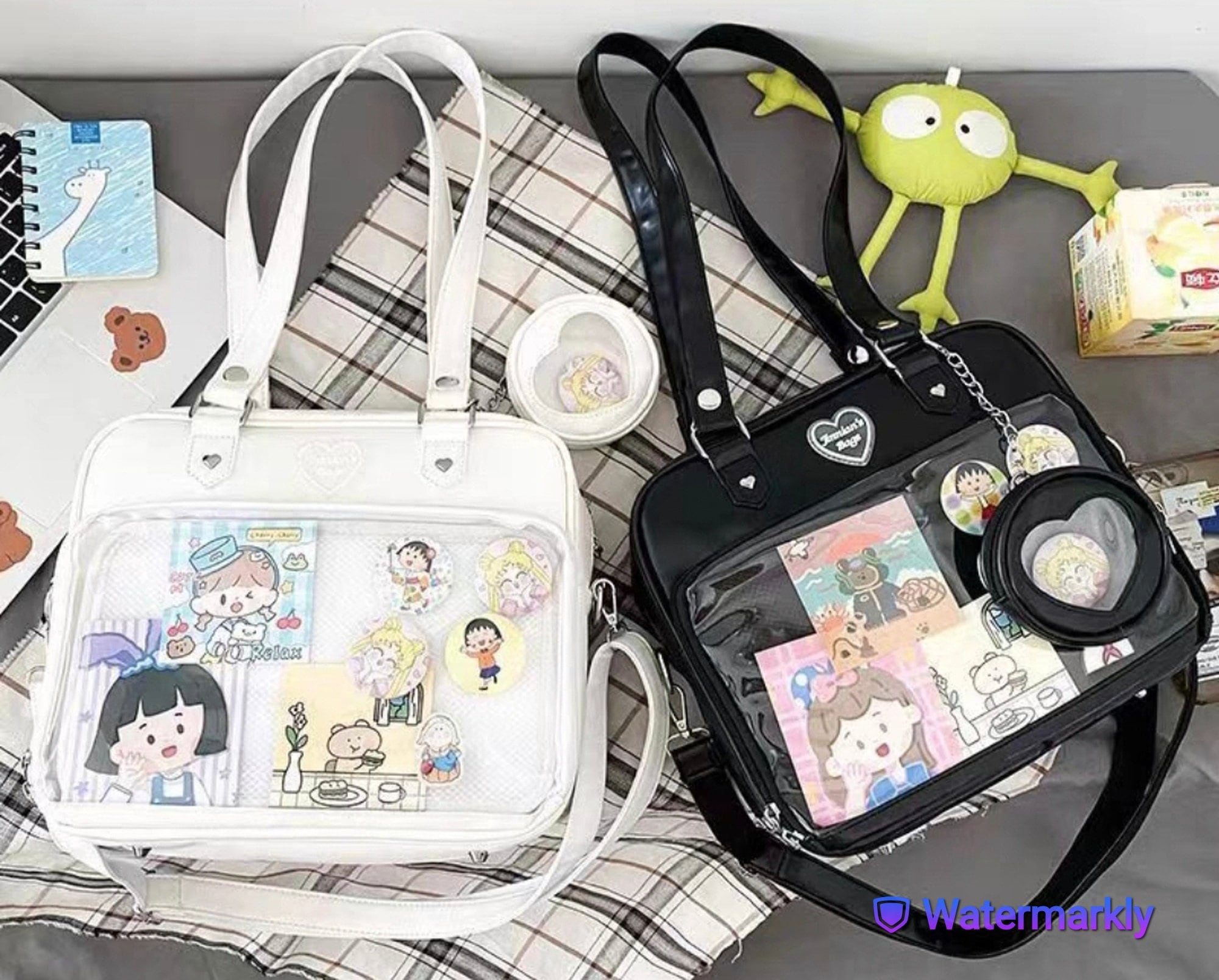 Anime Cosplay Ita Bag Crossbody Backpack Large Canvas Shoulder Tote ...