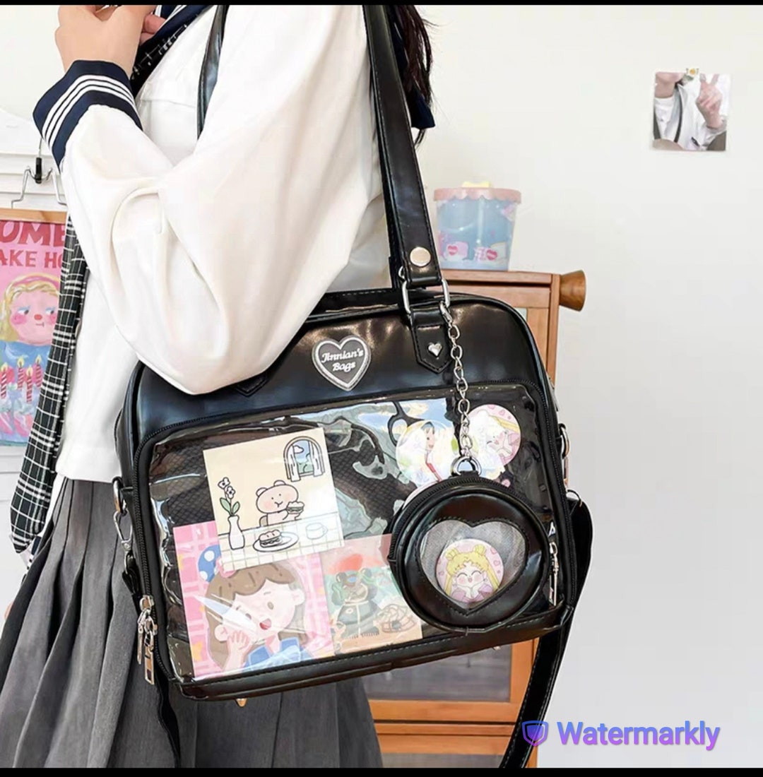 Anime Cosplay Ita Bag Crossbody Backpack Large Canvas Shoulder Tote ...