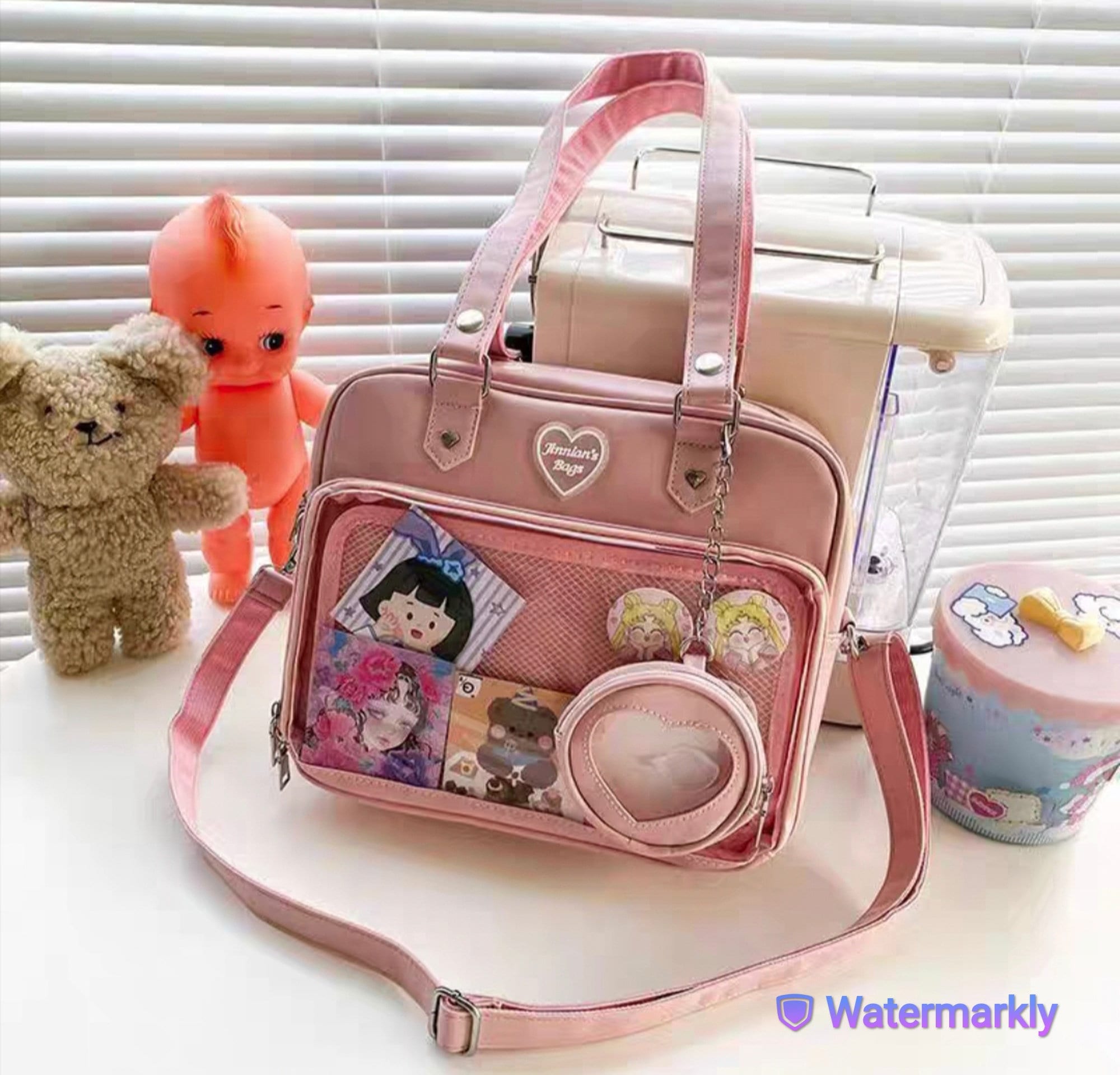 Anime Cosplay Ita Bag Crossbody Backpack Large Canvas Shoulder Tote ...