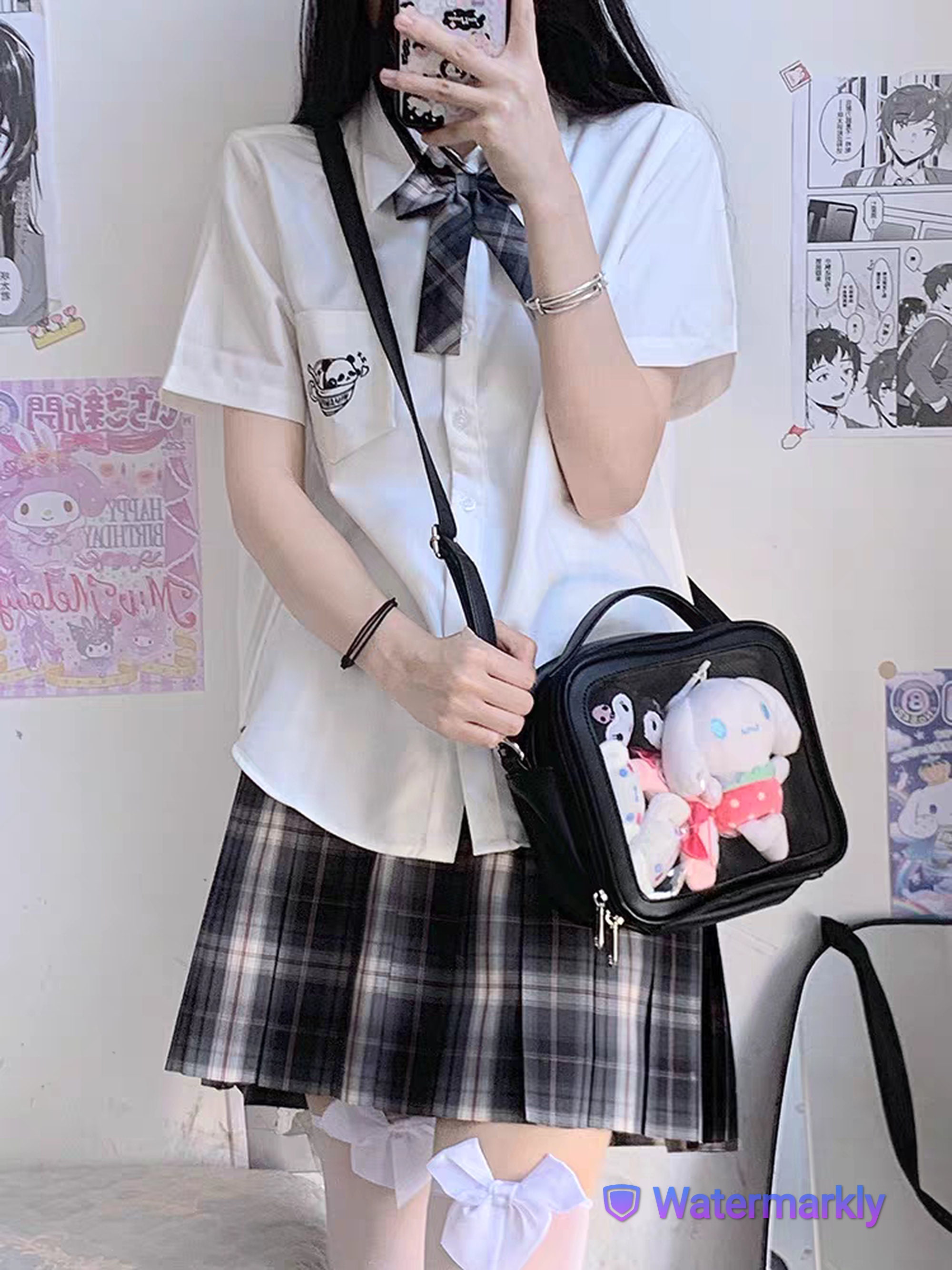 ITA Crossbody Bag With Pin Display Small Crossbody ITA Bag Convertible ...