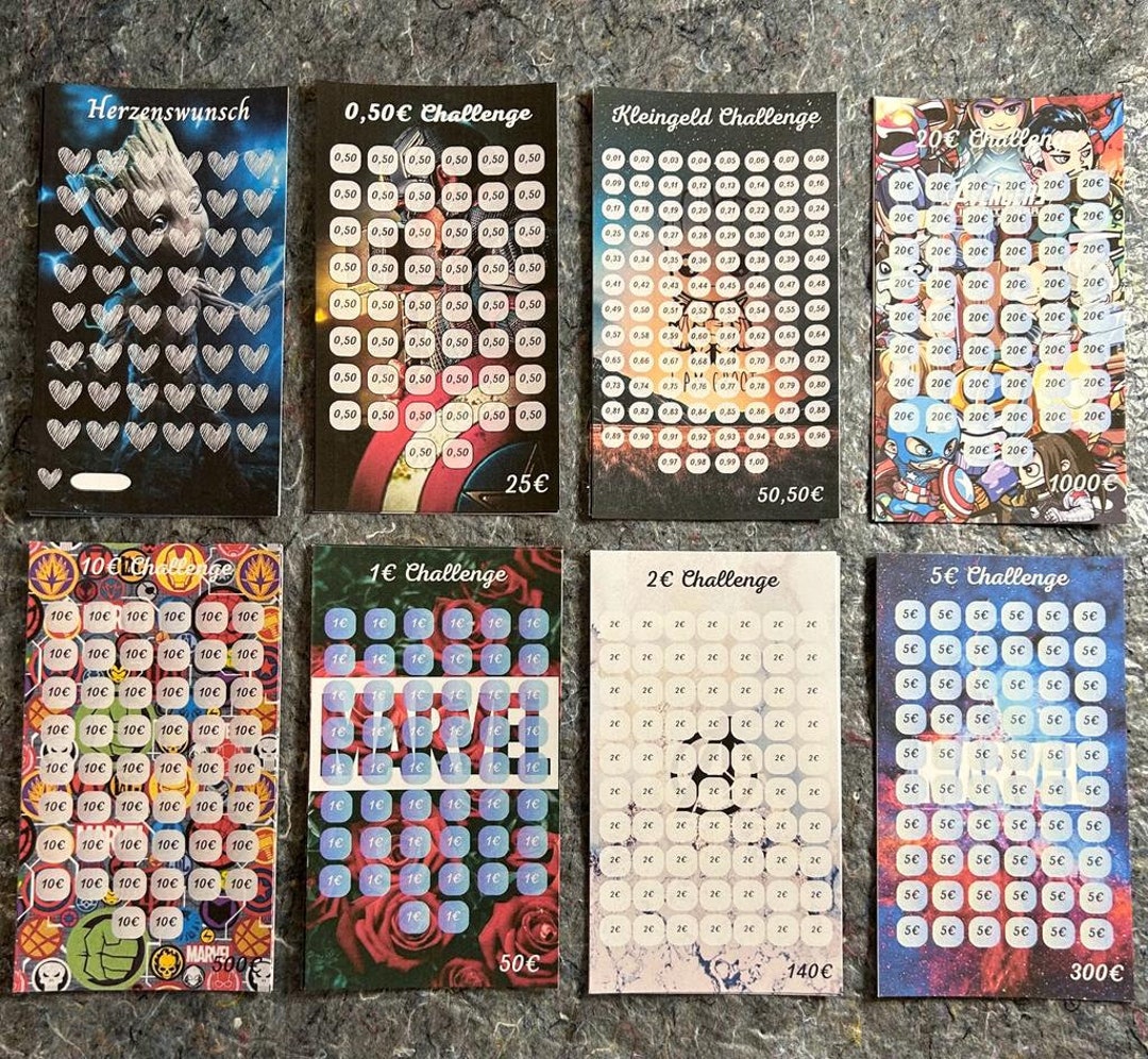 Marvel Savings Challenge Budgeting Saving Challenge Savings - Etsy