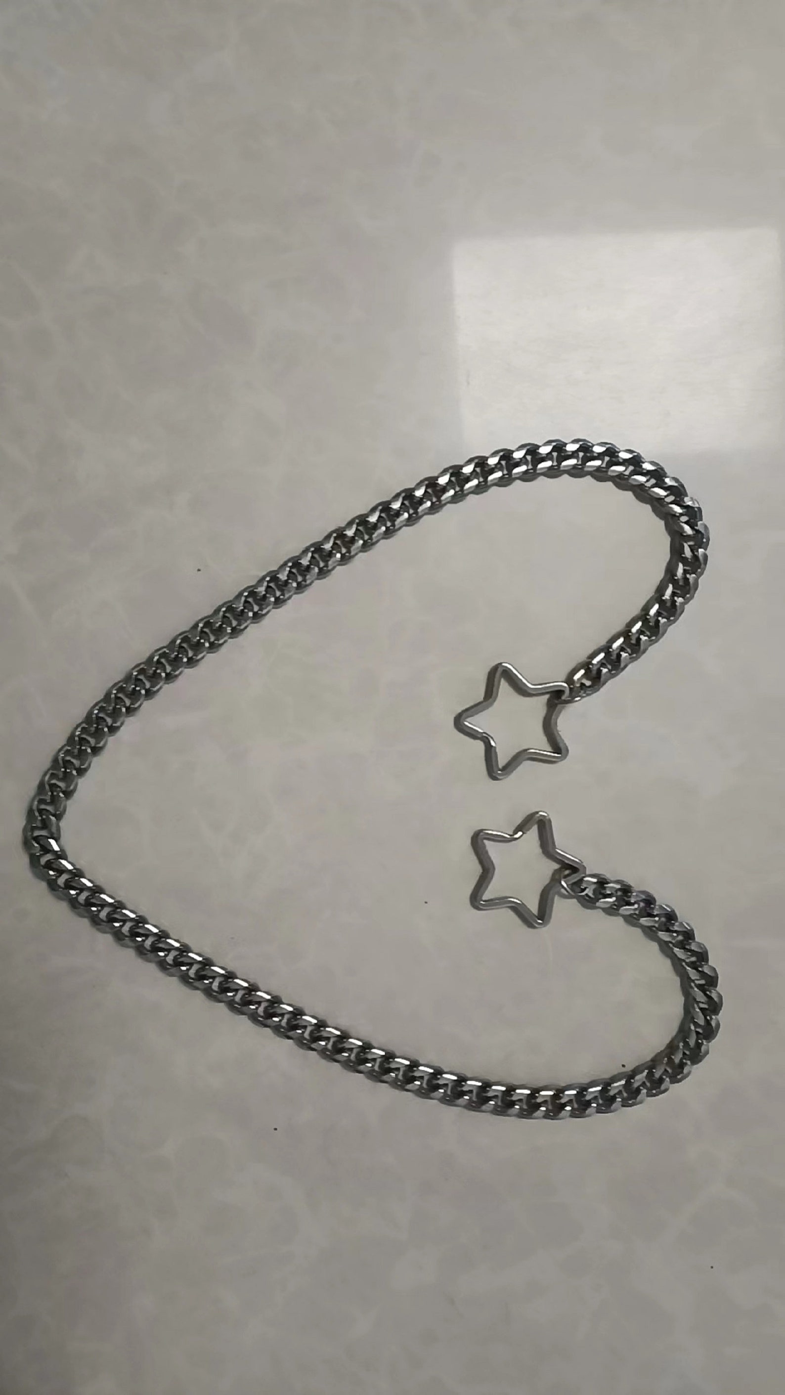 Star Slip Chain Necklace - Etsy