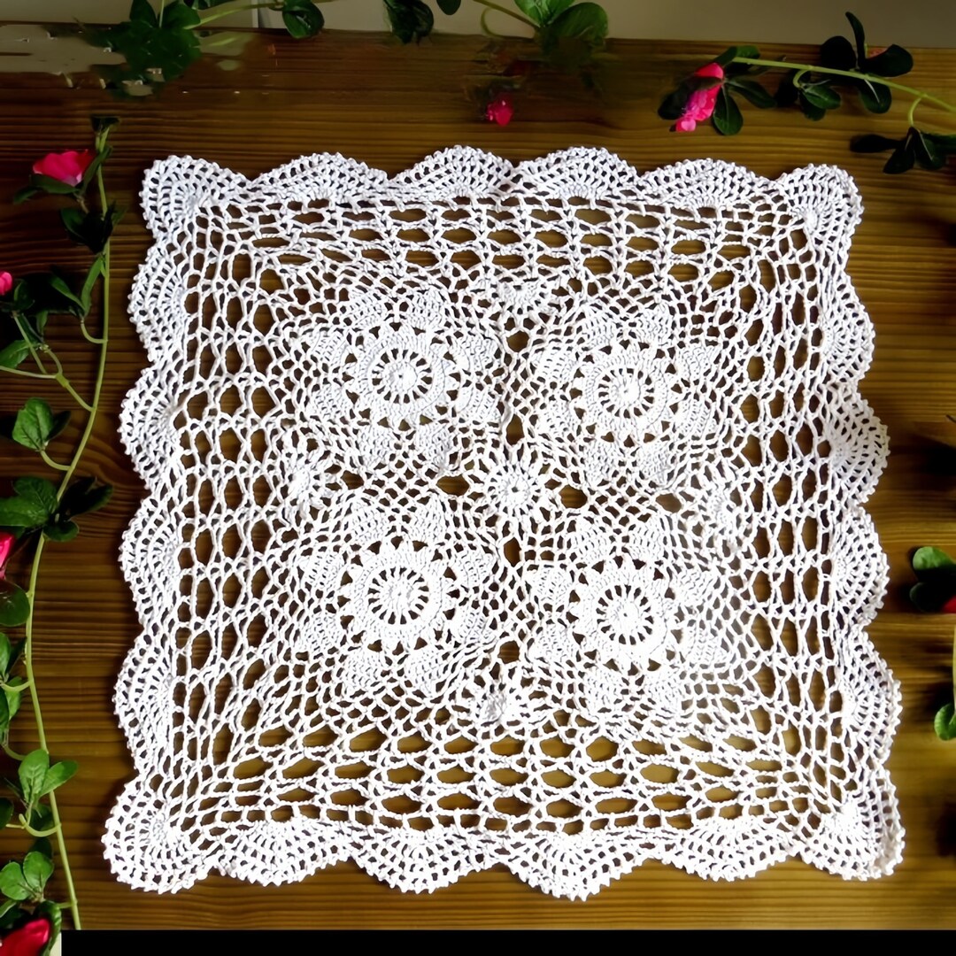 Country Living Hand Crocheted Sofa Couch Arm Back Cover - Etsy
