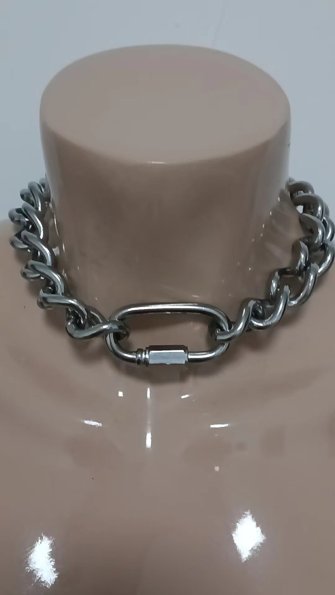 Heavy Duty Stainless Steel Twisted Chain Necklace: Punk Goth Jewelry - Etsy