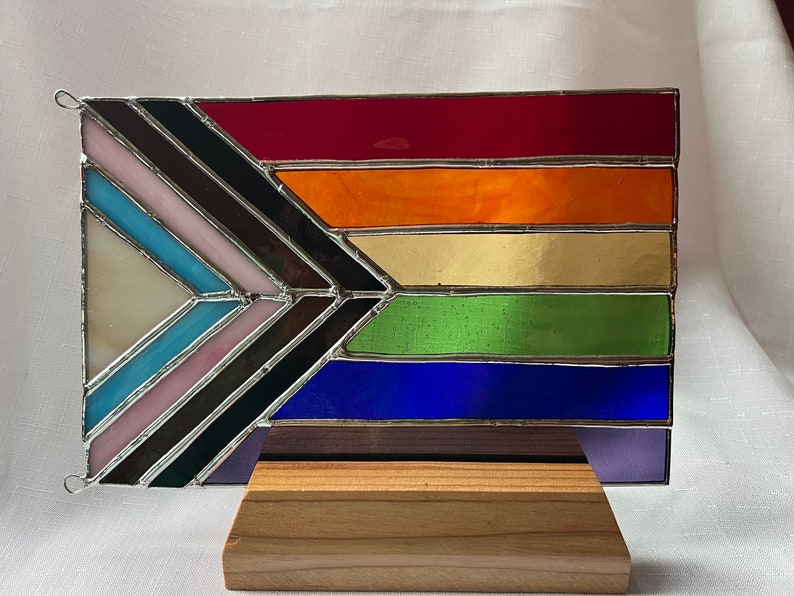 Stained Glass Pride Flag - Etsy