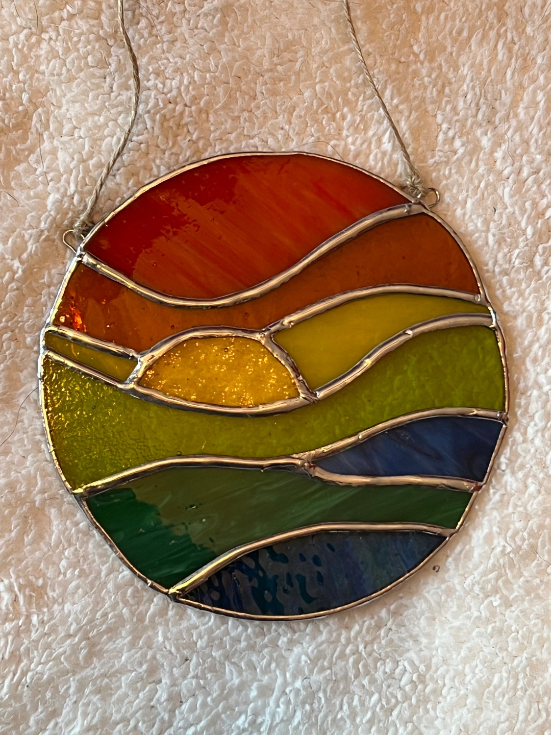 Stained Glass Sunset - Etsy