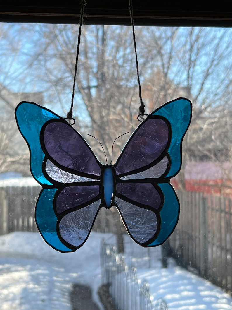 Stained Glass Butterfly - Etsy