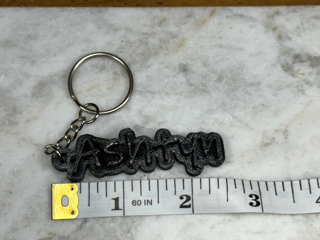 Unique Personalized 3D Printed Keychains - Etsy