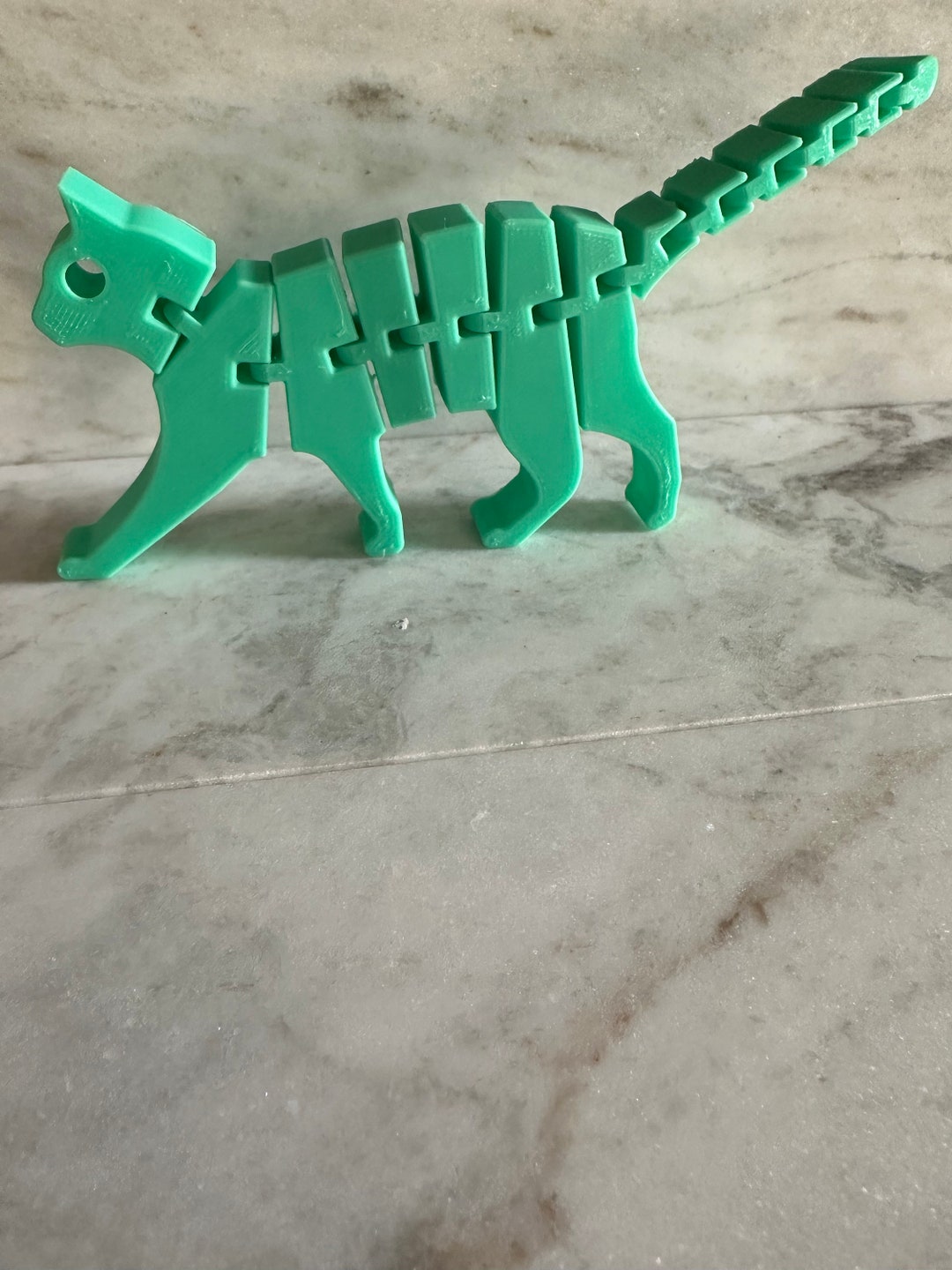 3D Printed Flexible Cat Fidget Toy - Etsy