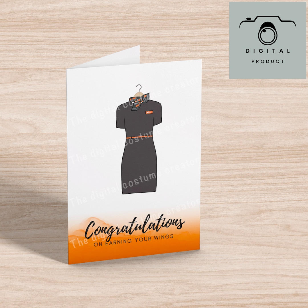 Congratulations on Earning Your Wings Air Host Card to Download and ...