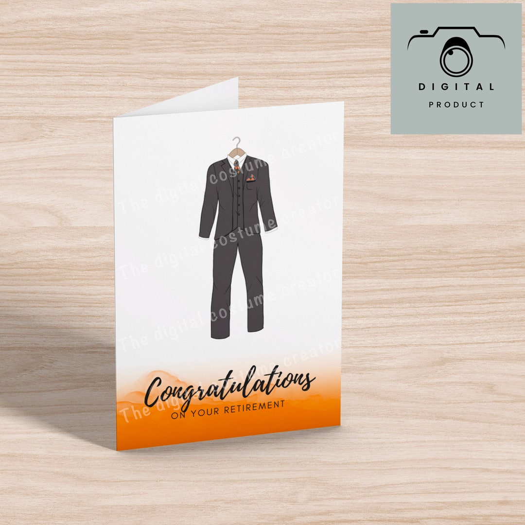 Congratulations on Your Retirement Air Host Card to Download and Print ...