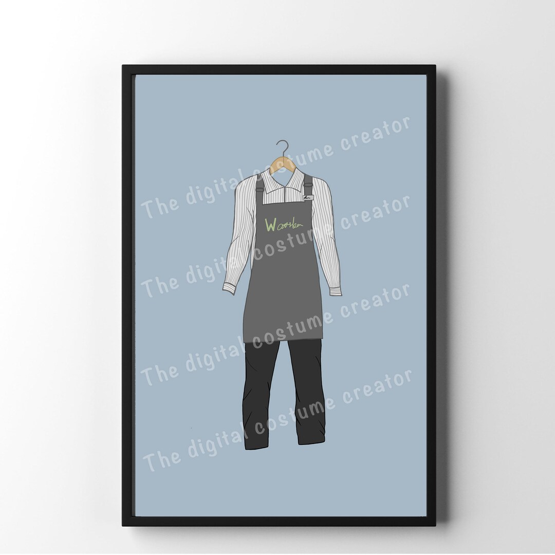 Supermarket Uniform Trousers Digital Download to Print - Etsy