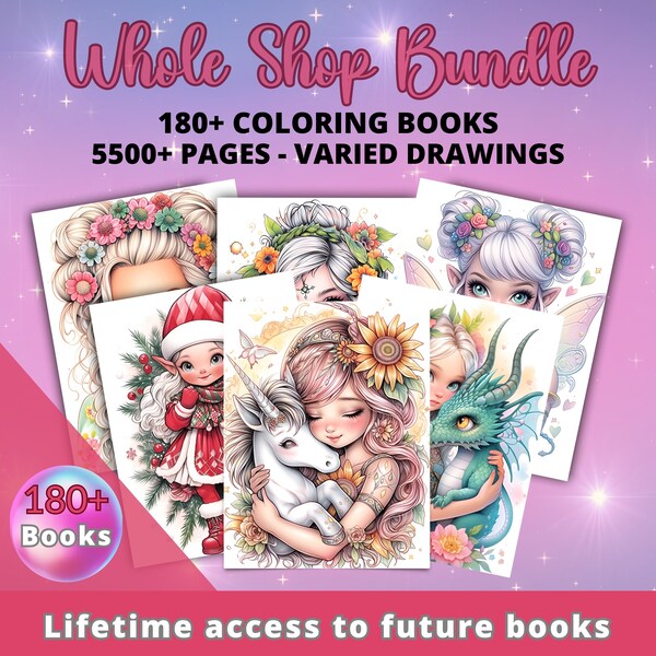 Coloring Book - Etsy