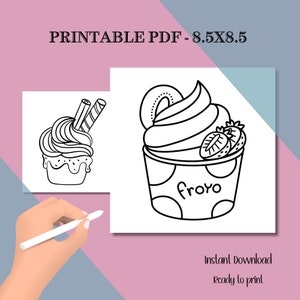 44 Coloring Pages, Sweet Treats Bold & Easy, Coloring Book for Adults ...