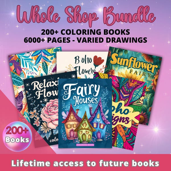 Coloring Book - Etsy