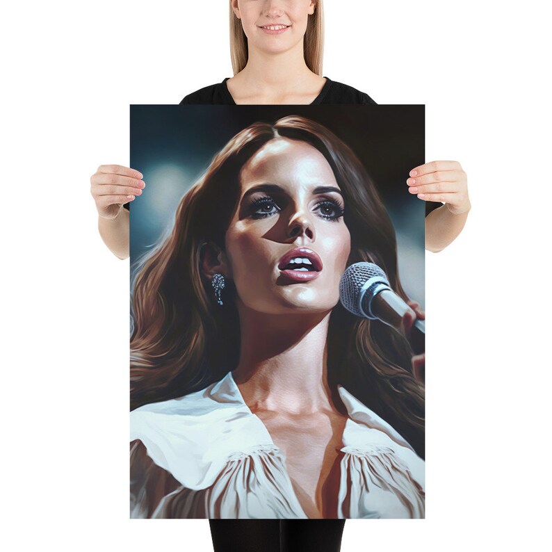 Lana Del Rey Poster Lana Del Rey Canvas Print Wall Art Lana - Etsy