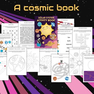 Outer Space Activity Book - Solar System, Educational Printable Files ...